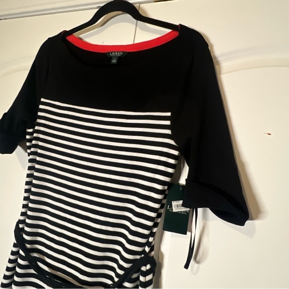 Lauren Ralph Lauren | Dresses | Nwt Lauren Ralph Lauren Black White ...